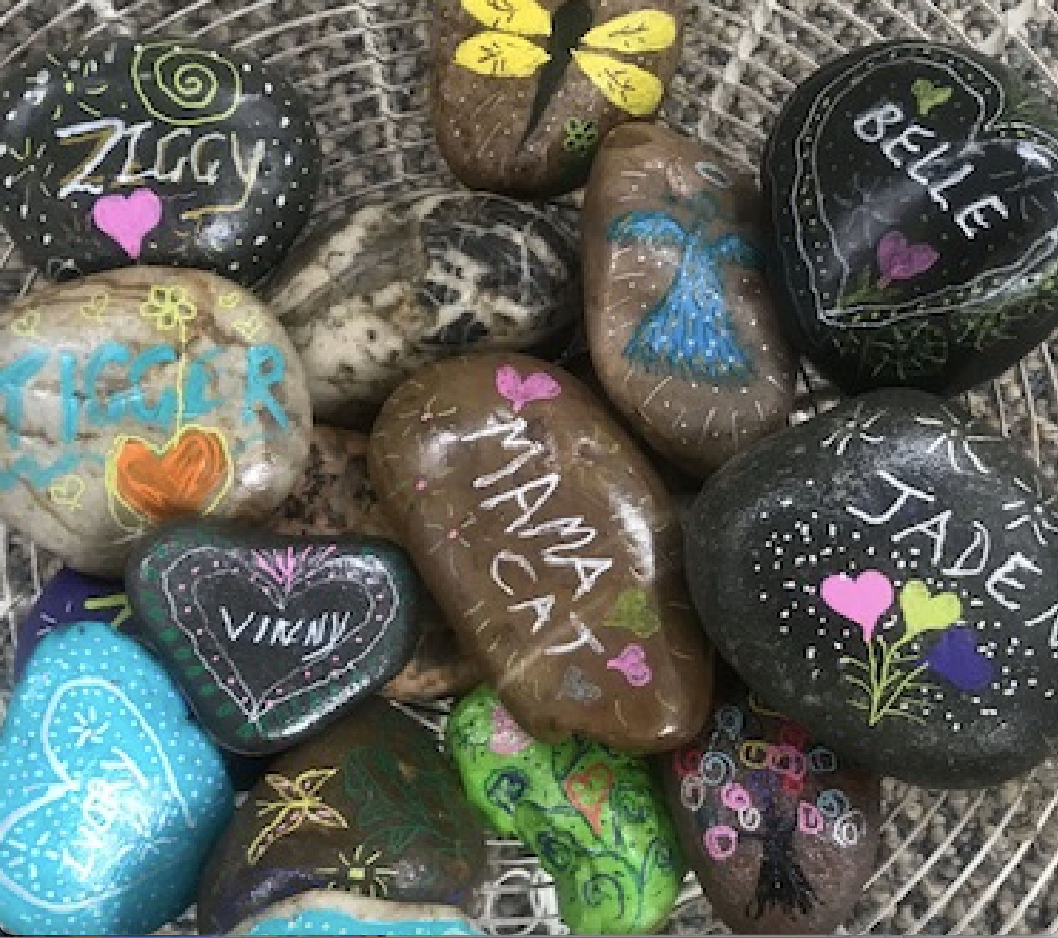 Paint Pet Memorial Stones - DIY - In Class - One Heart Healing Center